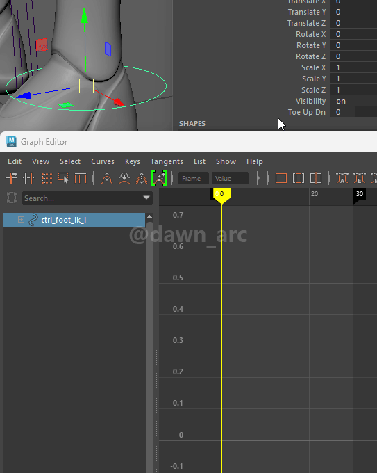 [Maya]Keyframe 01 - Graph Editor